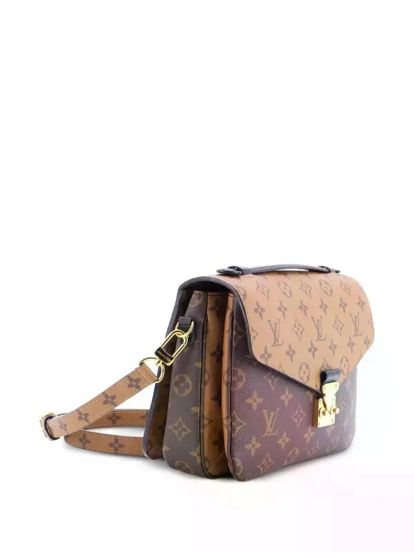 LOUIS VUITTON Pochette Metis Reverse Monogram Canvas - Brown