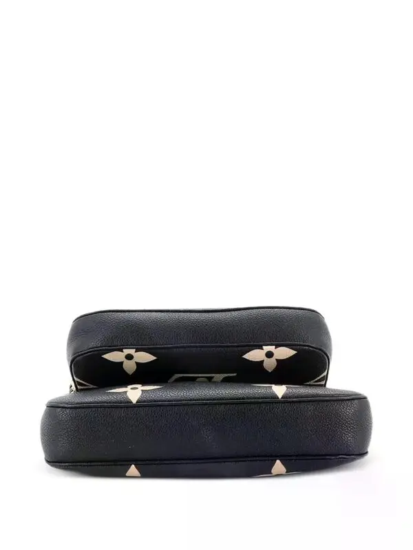 LOUIS VUITTON Multi Pochette Accessoires Bicolor Monogram Empreinte Giant - Black