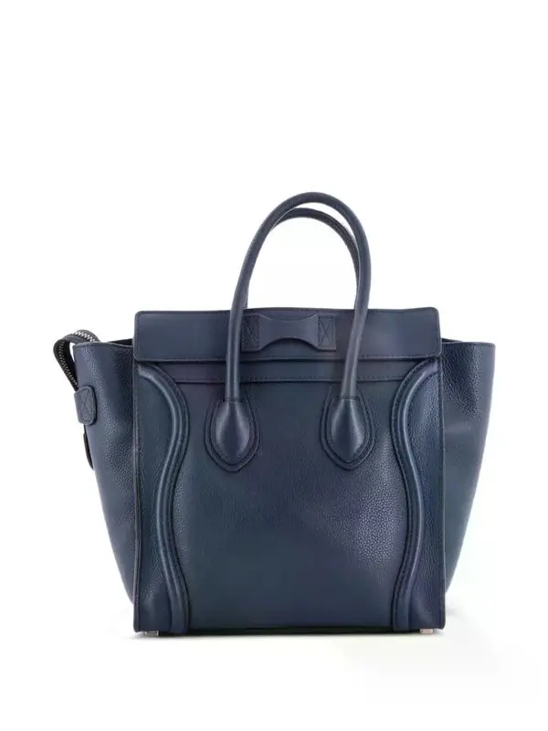 Celine Luggage Bag Grainy Leather Micro Tote