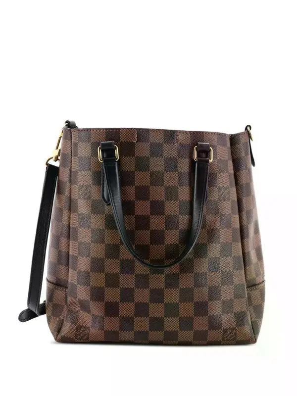 LOUIS VUITTON Damier Pm Belmont Tote - Brown