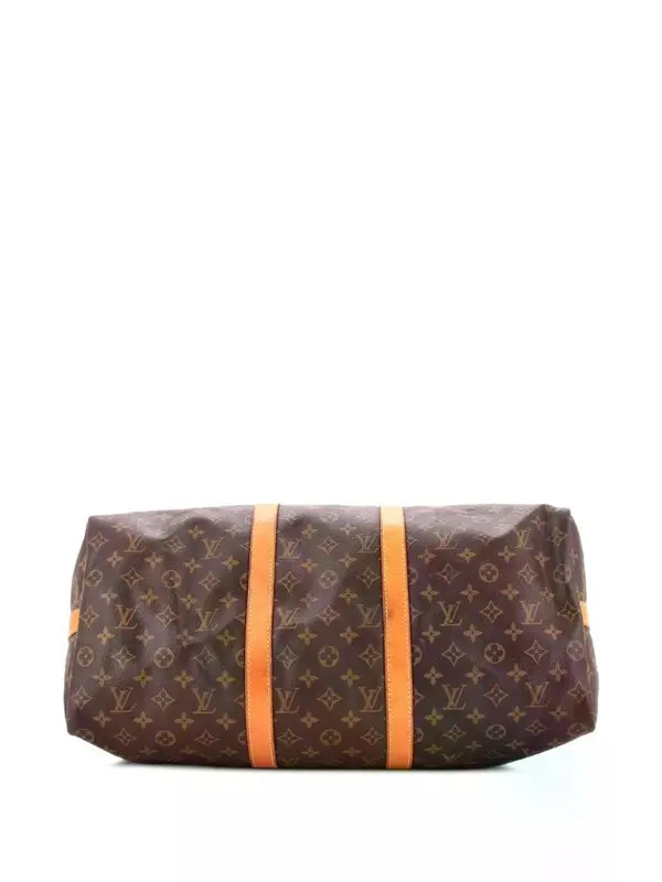 LOUIS VUITTON Keepall Bandouliere 50 Monogram Canvas Travel Bag