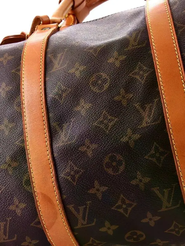 LOUIS VUITTON Keepall Bandouliere 50 Monogram Canvas Travel Bag