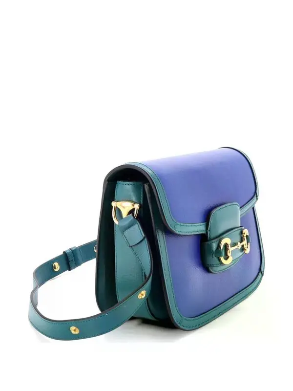 Gucci Horsebit 1955 Small Shoulder Bag - Blue
