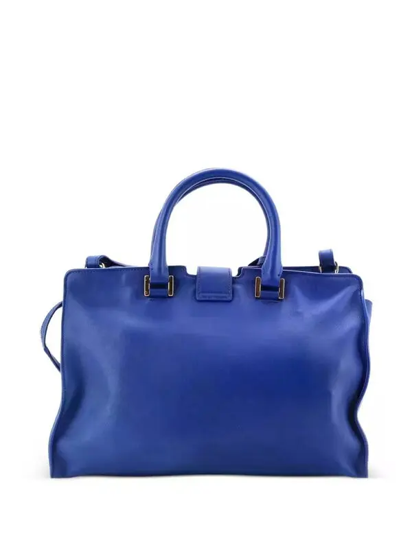 Saint Laurent Monogram Cabas Small Satchel - Blue