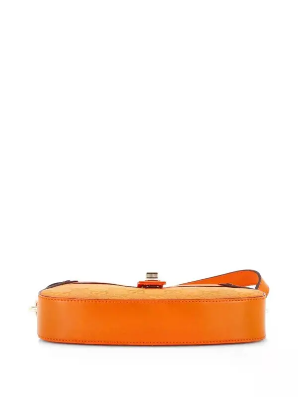 Gucci Gg Canvas Mini Shoulder Bag - Orange