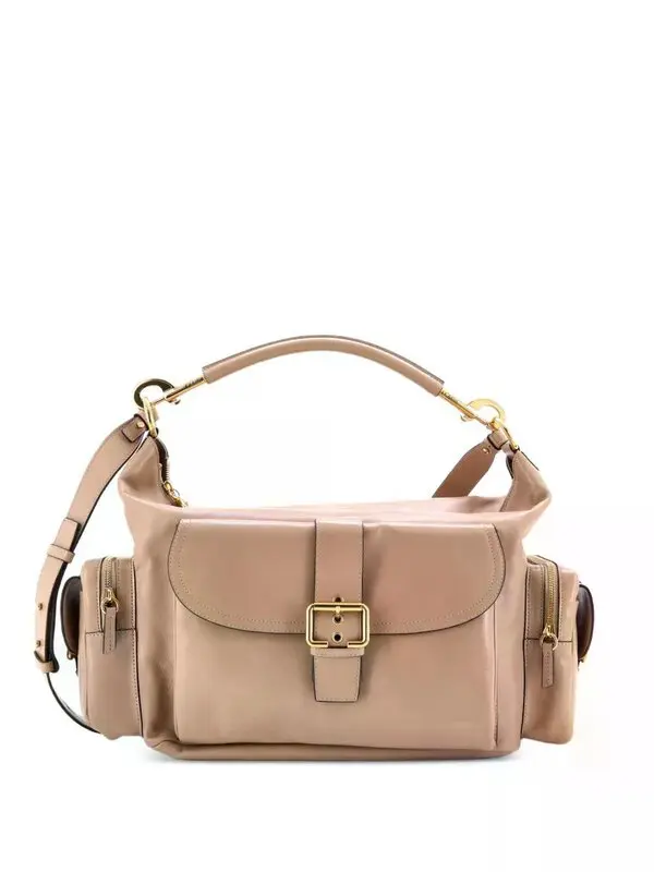 Chloé Camera Large Leather Shoulder Bag - Neutrals