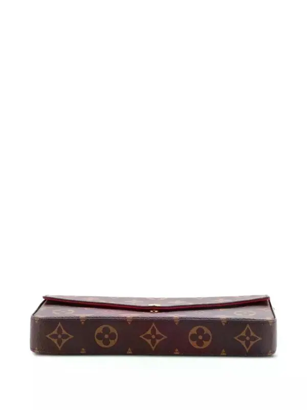 LOUIS VUITTON Felicie Pochette Monogram Canvas - Brown
