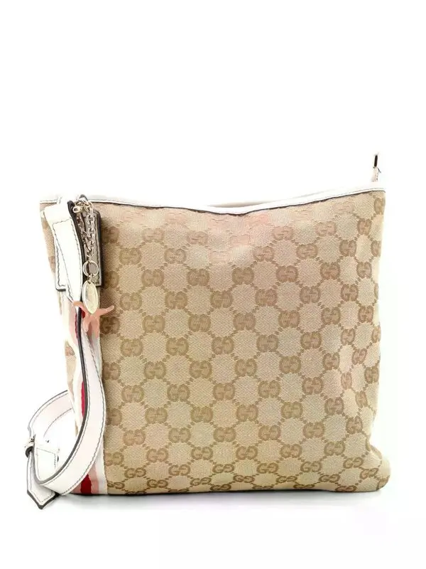 Gucci Jolicoeur Messenger Bag Gg Canvas - Neutrals