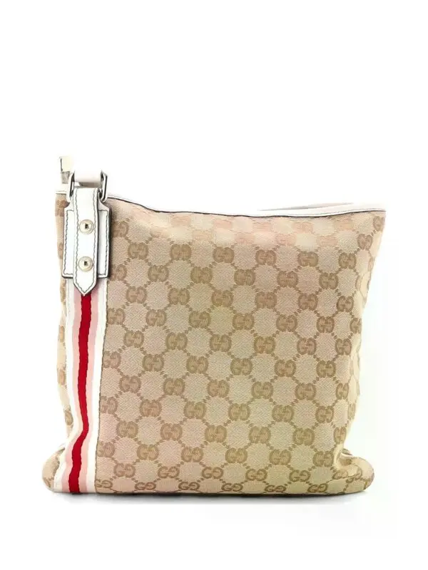 Gucci Jolicoeur Messenger Bag Gg Canvas - Neutrals