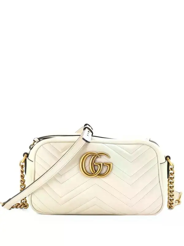 Gucci Gg Marmont Small Shoulder Bag - Neutrals