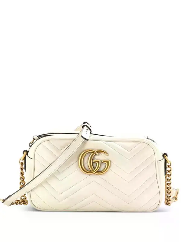 Gucci Gg Marmont Small Shoulder Bag - Neutrals