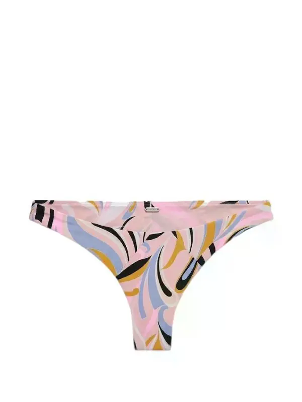 BEACH BUNNY Printed Bikini Bottom - Pink