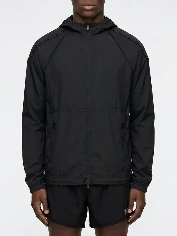 Y3 Hooded Zip-up Jacket - Black