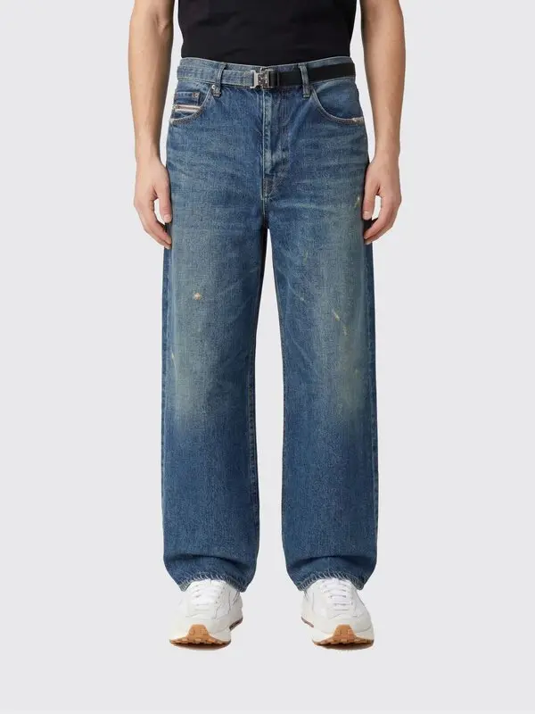 Sacai Wide Leg Jeans - Blue