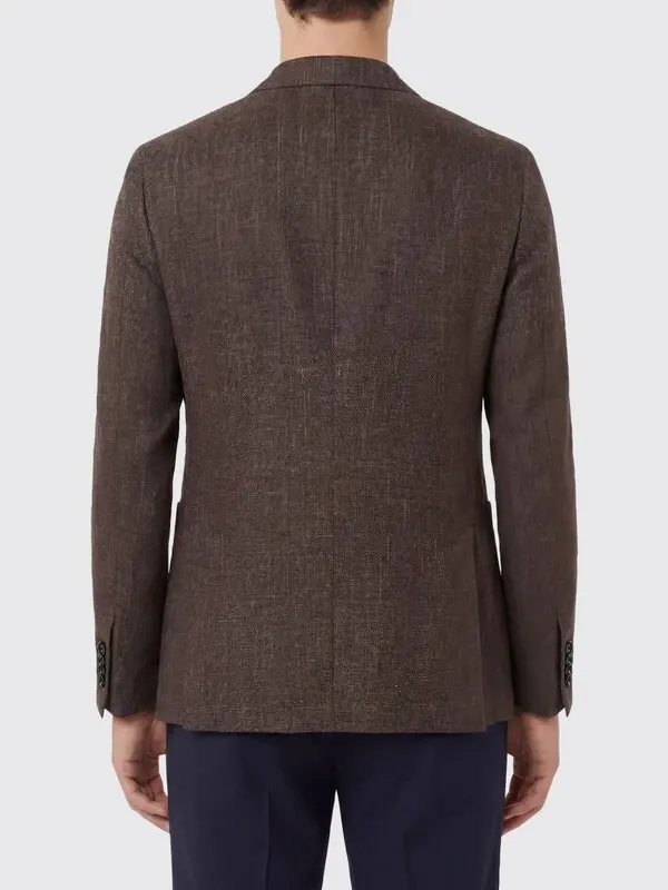 Tagliatore Single Breasted Blazer - Brown