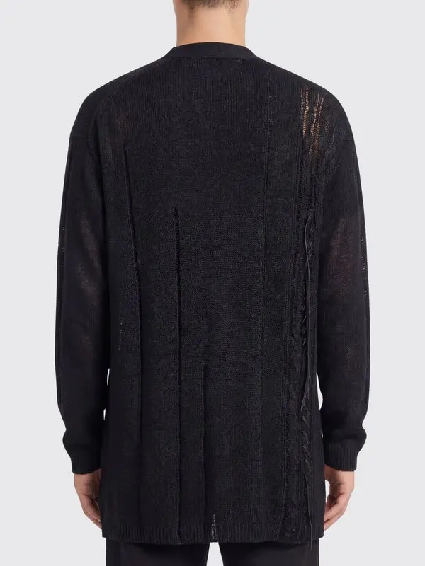 Yohji Yamamoto Linen And Cotton Cardigan