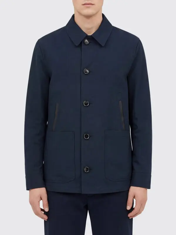 Brioni Cotton Linen Shirt Jacket