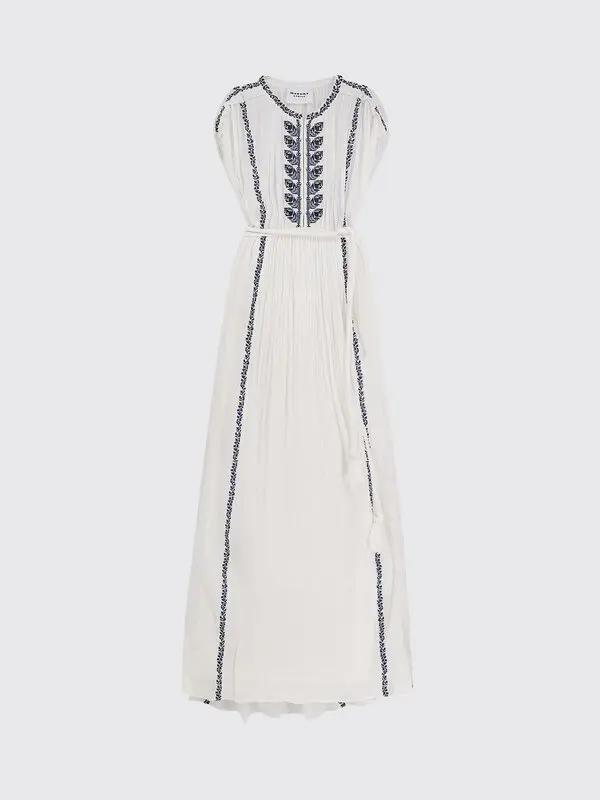 Isabel Marant Étoile Embroidered Maxi Dress - Ecru