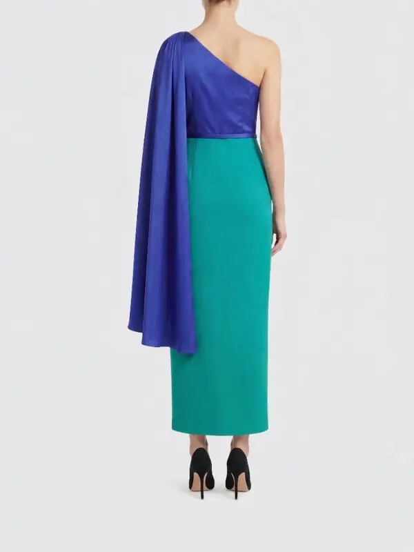 Carolina Herrera Silk Midi Dress