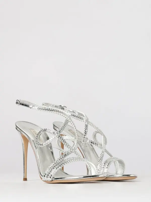 Casadei Heeled Sandals - Silver