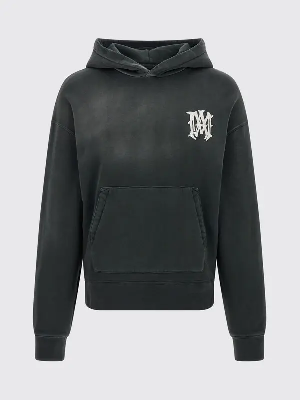 Amiri Distressed Logo Hoodie
