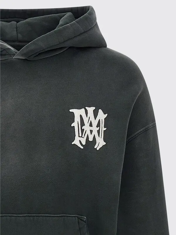 Amiri Distressed Logo Hoodie