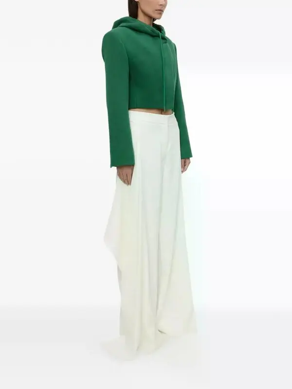 Christopher Esber Noa Cropped-fit Hooded Jacket - Green