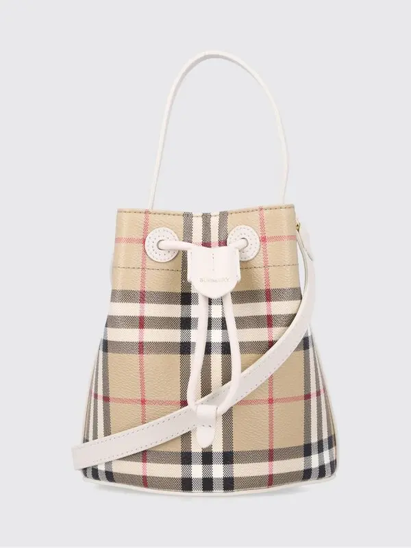 Burberry Mini Bucket Bag - White