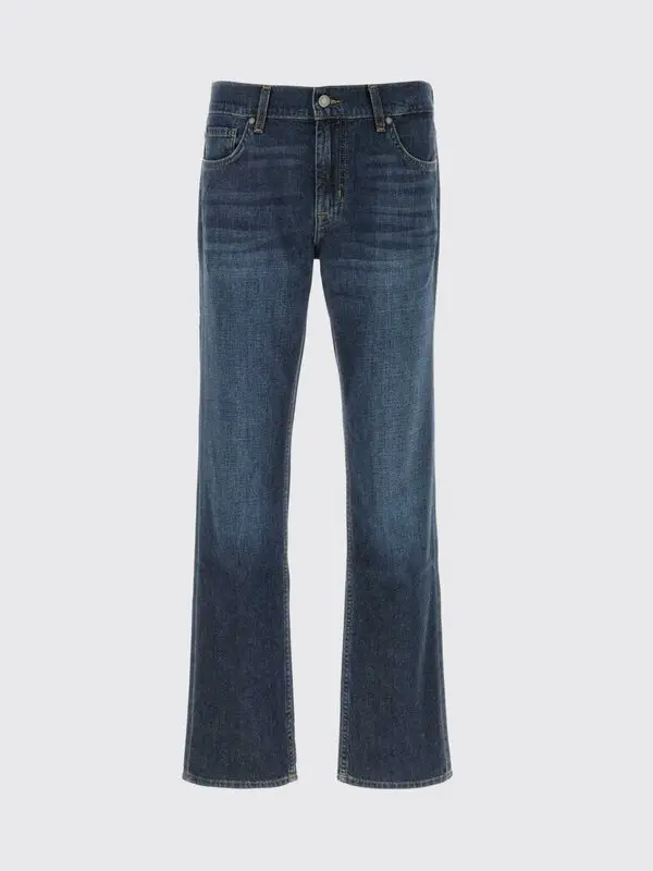 7 For All Mankind Straight Leg Jeans - Black