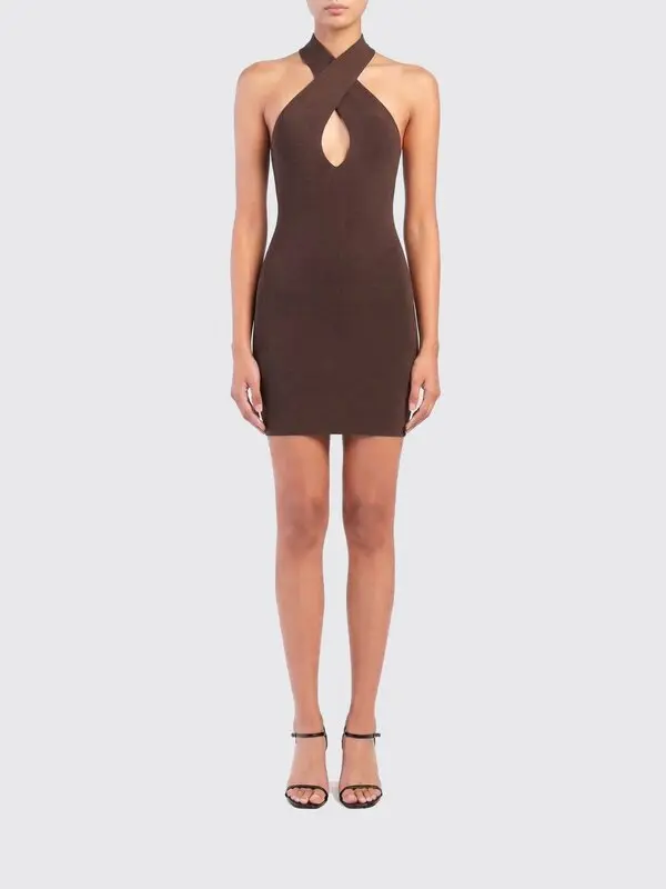 Federica Tosi Halterneck Mini Dress