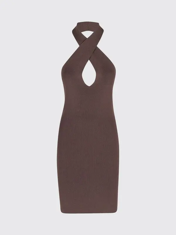 Federica Tosi Halterneck Mini Dress