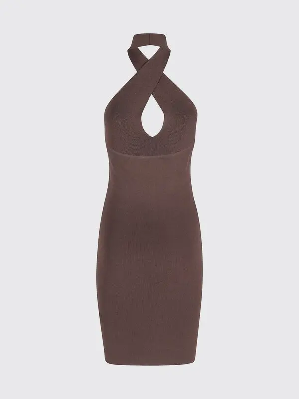 Federica Tosi Halterneck Mini Dress