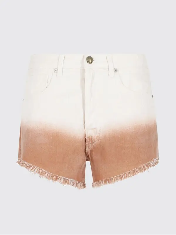 Alanui Denim Shorts With Dip-dye Effect - Brown