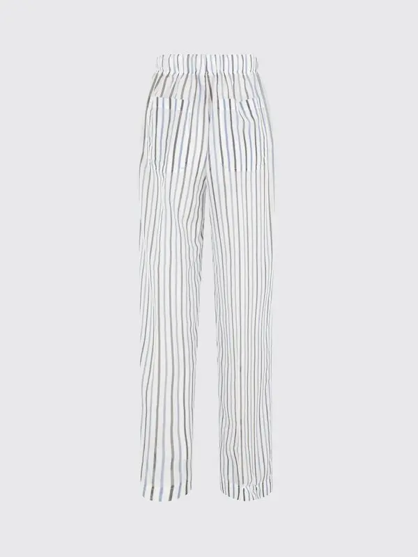 SEMICOUTURE Striped Wide Leg Trousers
