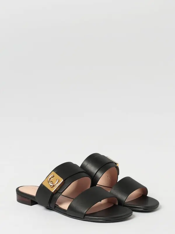 COCCINELLE C-me Lock Leather Mules