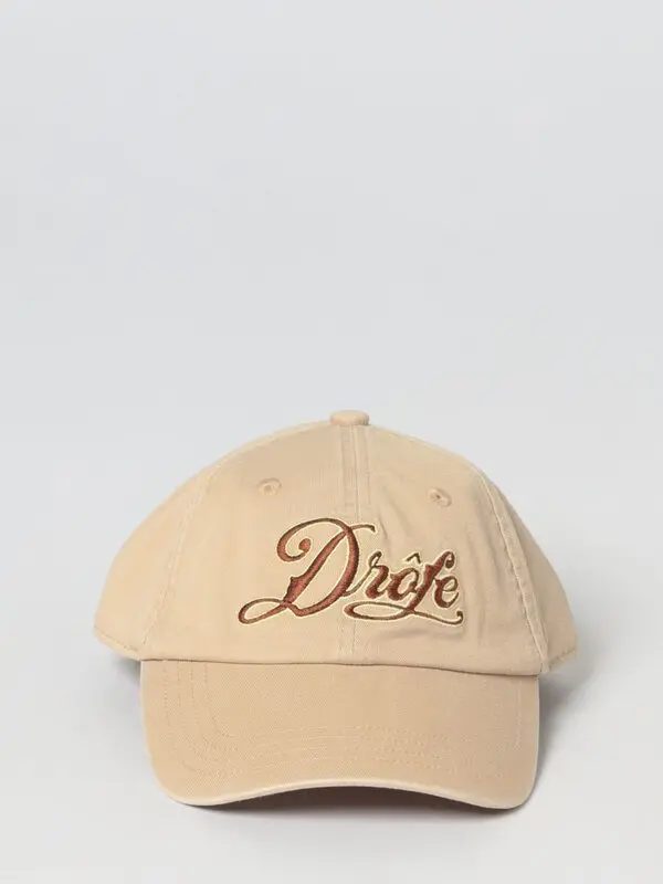 Drole De Monsieur Cotton Baseball Cap With Embroidered Logo
