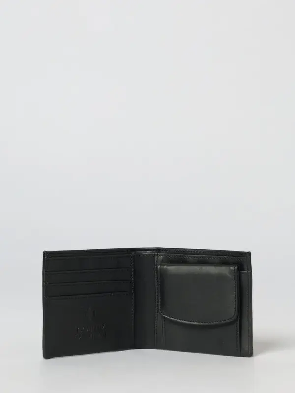 COUNTY OF MILAN Royal Icon Wings Faux Leather Wallet