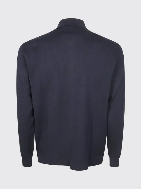 PAOLO PECORA Cotton Knit Shirt - Blue