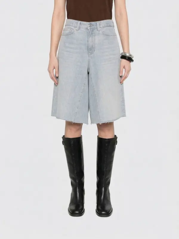 Our Legacy Cotton Denim Shorts - Blue