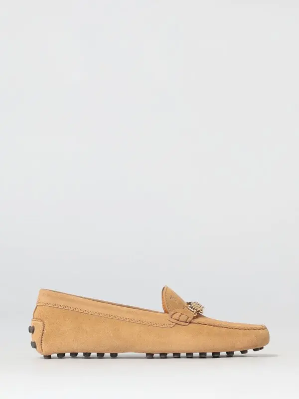TOD'S Gommino Suede Loafers - Beige