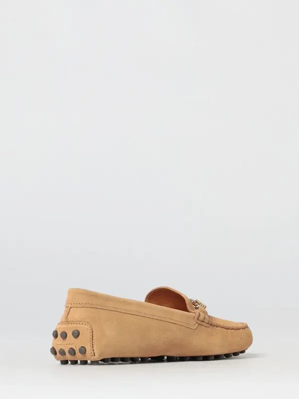 TOD'S Gommino Suede Loafers - Beige