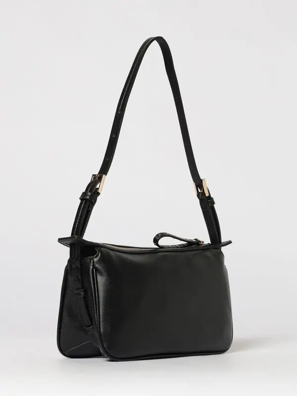Liu Jo Faux Leather Shoulder Bag - Black