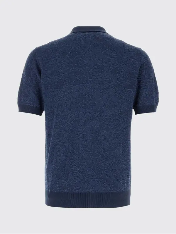 Etro Paisley Cotton Polo Shirt - Multicolor