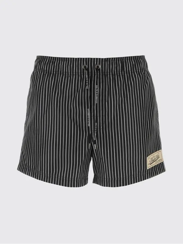 Dolce & Gabbana Striped Swimsuit