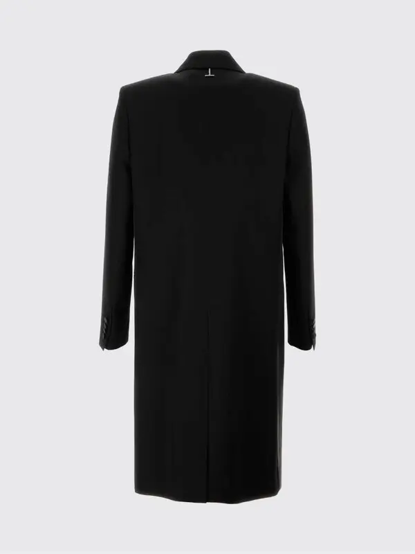 Alexander McQueen Double-breasted Wool Coat - Black