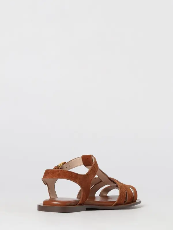 COCCINELLE Sunup Suede Sandals - Brown