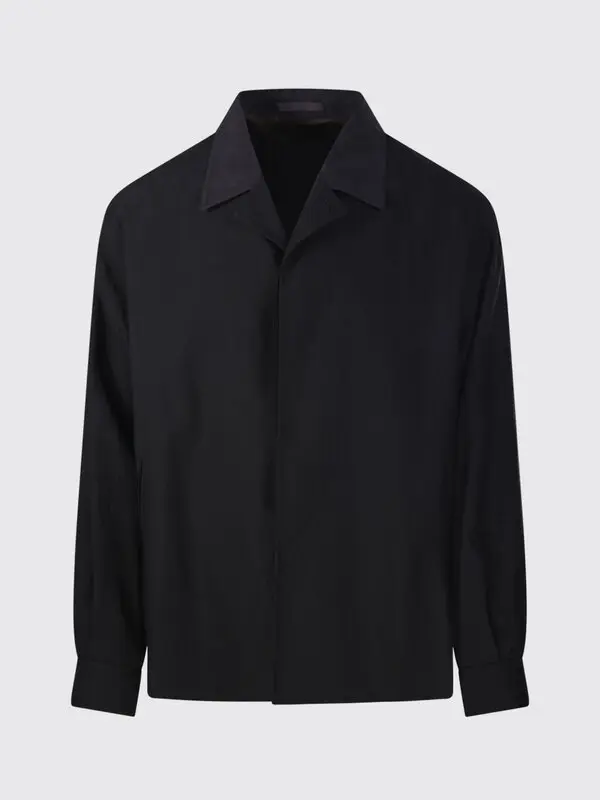 Our Legacy Linen Blend Shirt Jacket - Black