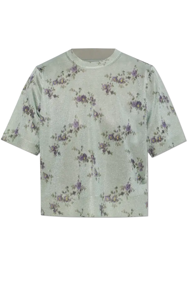 GANNI Top With Lurex Thread