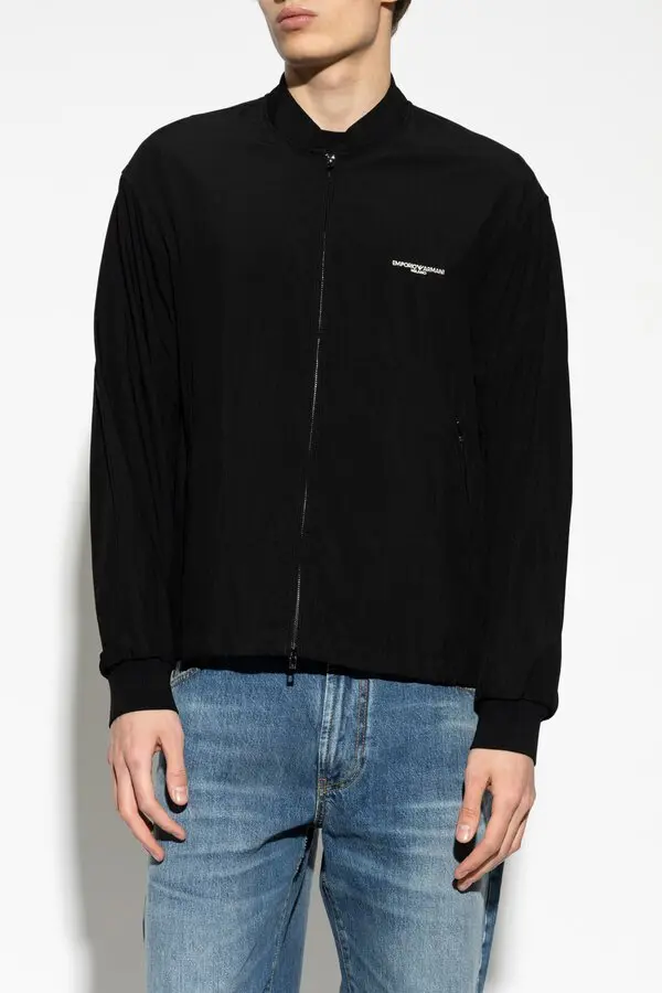Emporio Armani Logo Jacket - Black