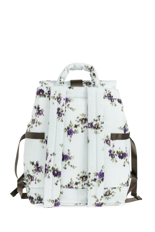GANNI Floral Motif Backpack